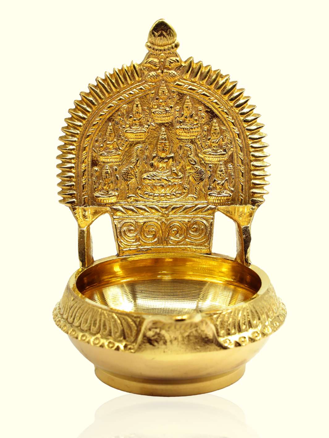 6" AshtaLakshmi Deepa (Lamp) – Sripuram Store